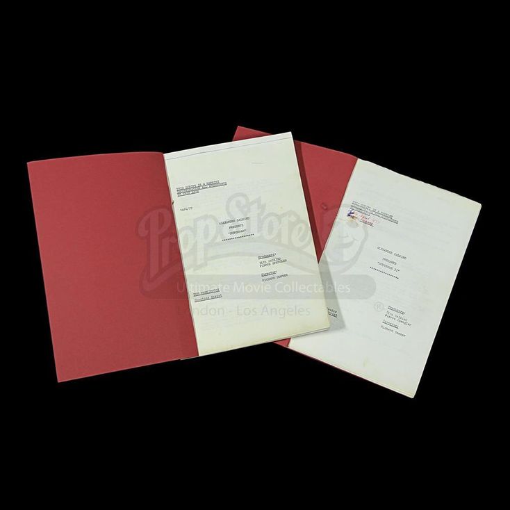 Shooting Scripts | SUPERMAN (1978)