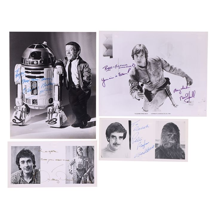 Lot 1366 - Mark Hamill and Cast Autographed Photos | STAR WARS ...