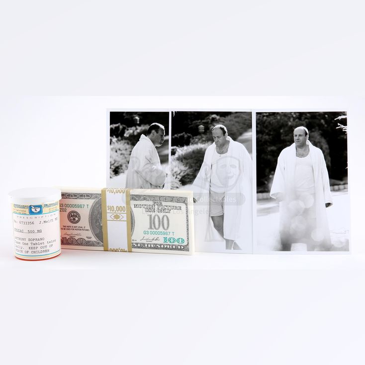 Tony Sopranos (James Gandolfini) Surveillance Photos, Pill Bottle and ...