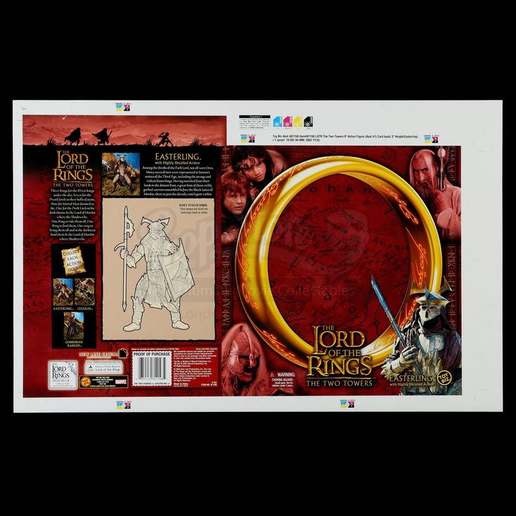 Easterling 6 Figure Proof Sheet | THE LORD OF THE RINGS TRILOGY (2001-2003)