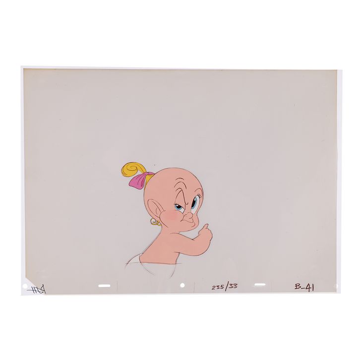 Lot #1763: WHO FRAMED ROGER RABBIT (1988) - Hand-painted Baby Herman ...