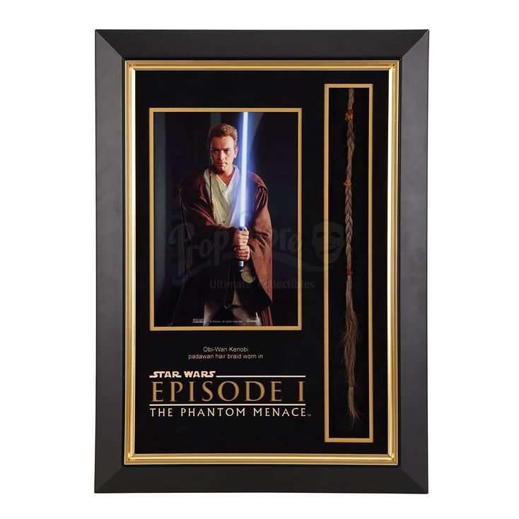 Obi-Wan Kenobis (Ewan McGregor) Hair Braid Display | STAR WARS: THE ...