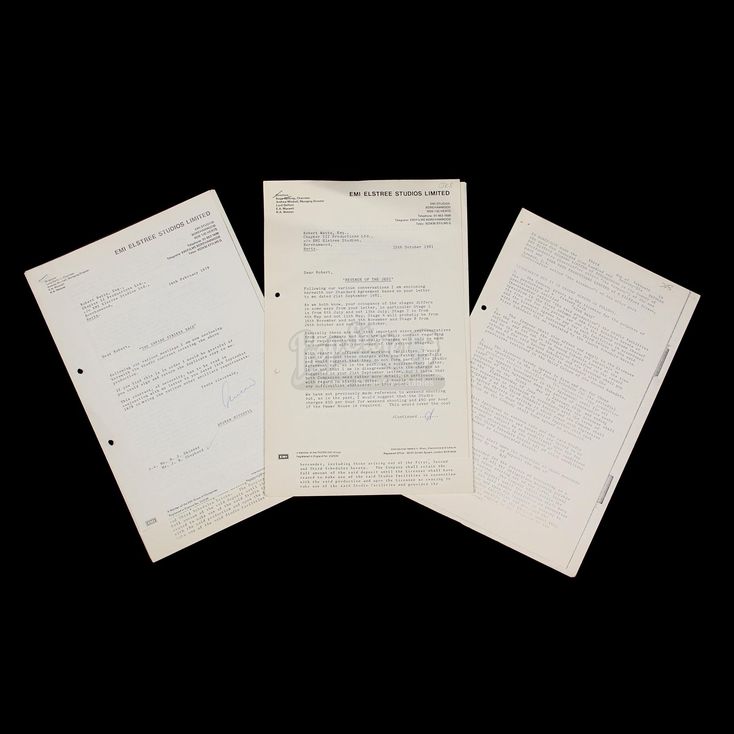 Elstree Studios Stage Hire Contracts | STAR WARS: A NEW HOPE (1977)