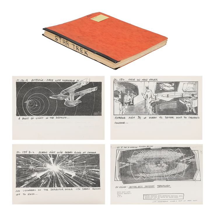 Lot #1558: STAR TREK: THE MOTION PICTURE (1979) - Storyboard Binder
