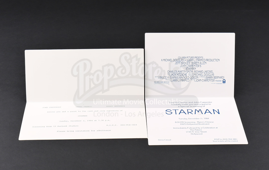 Screening Invitations | Prop Store - Ultimate Movie Collectables