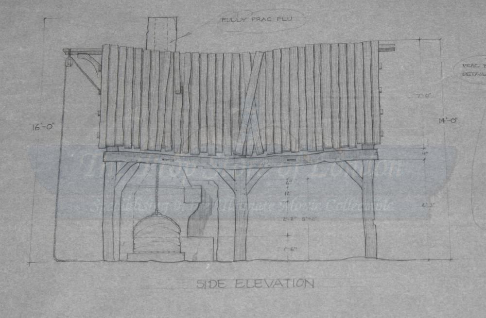 Production Used Original Pencil Blueprint for Forge | Prop Store ...