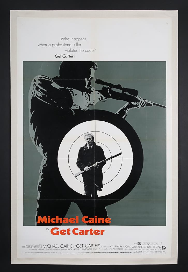 Lot #90 - GET CARTER (1971) - US One-Sheet Poster 1971