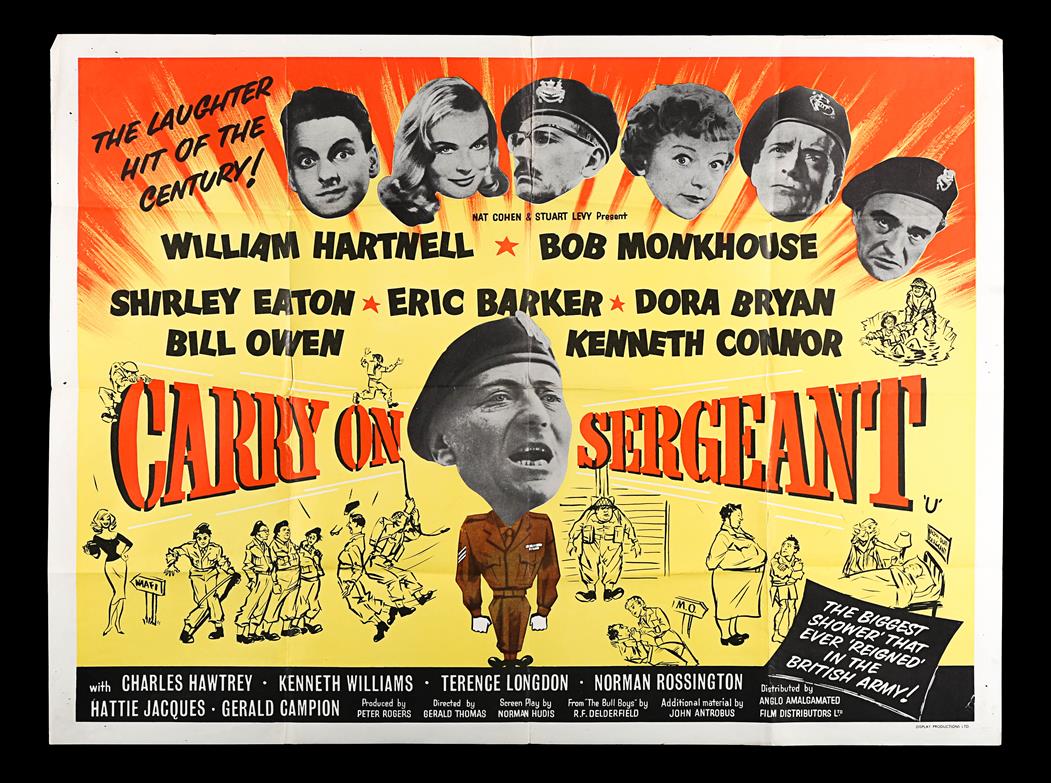 Lot #12 - CARRY ON SERGEANT (1958) - UK Quad Poster 1958