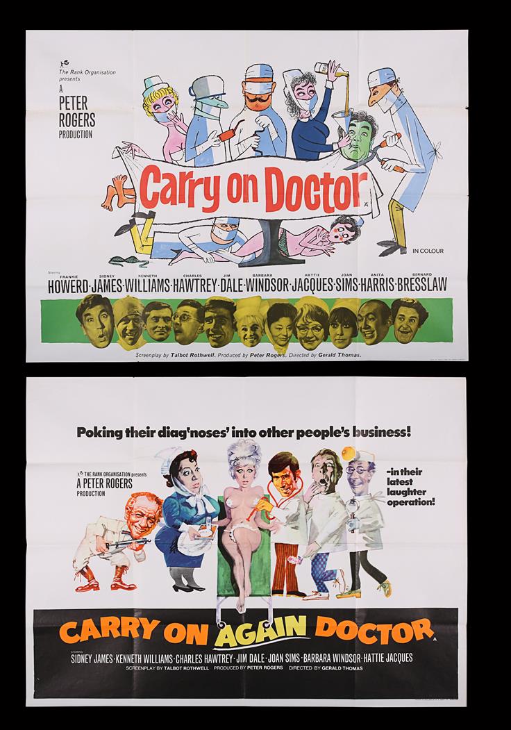 Lot #29 - CARRY ON DOCTOR (1967) AND CARRY ON AGAIN DOCTOR (1969) - Two ...