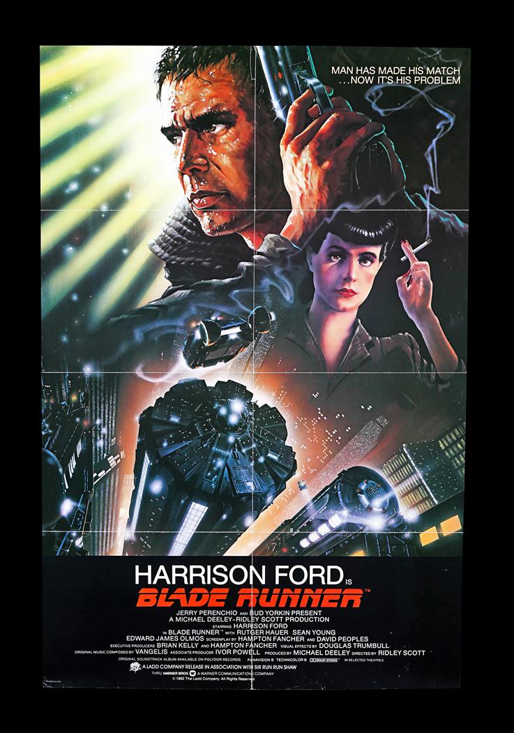Lot #350 - BLADE RUNNER (1982) - US One-Sheet International Poster 1982