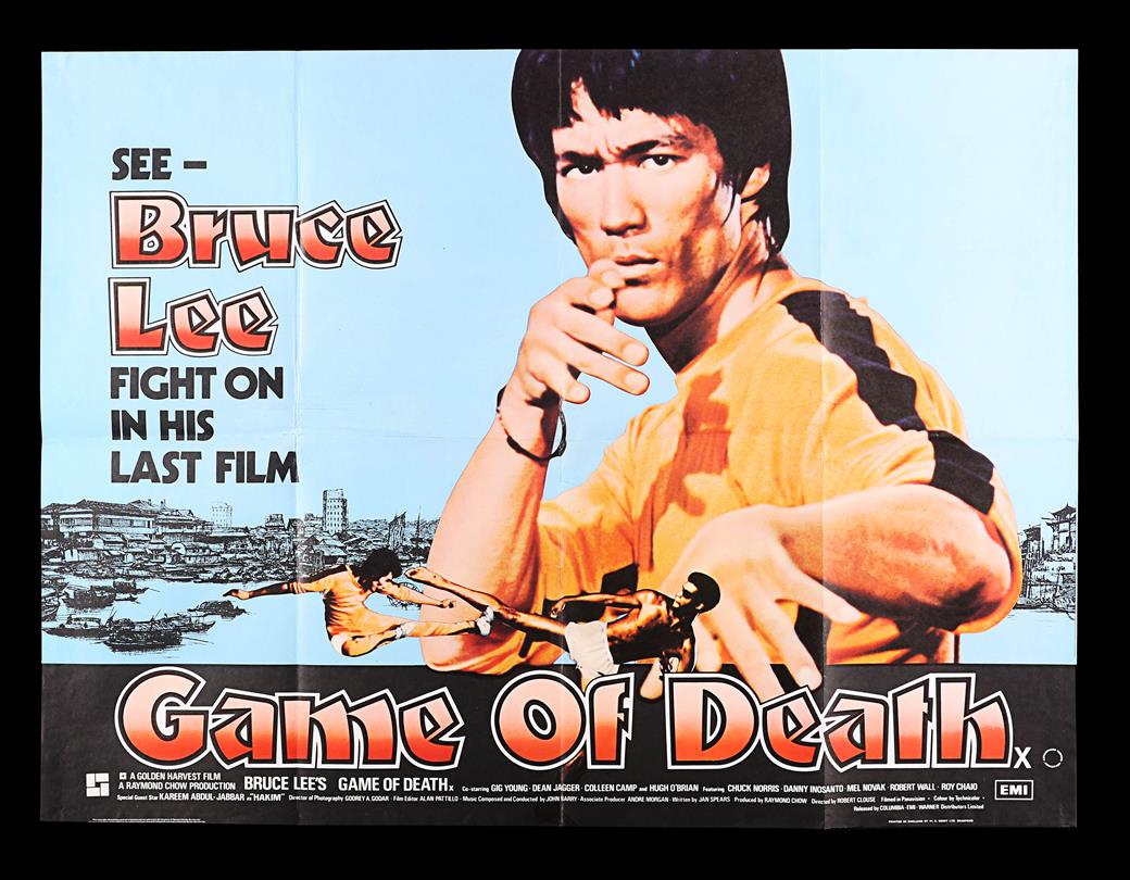 Lot #89 - GAME OF DEATH (1978) - UK Quad Poster 1978