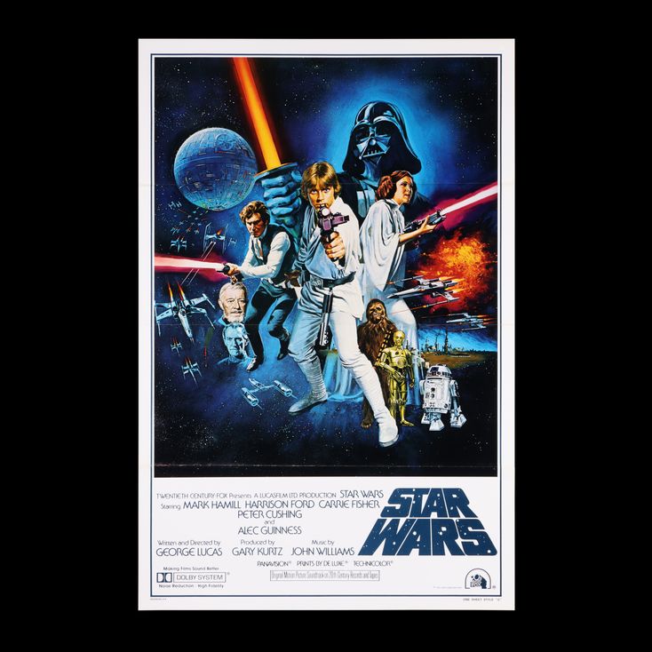 Lot # 1669: STAR WARS: A NEW HOPE (1977) - US One Sheet Style C Poster