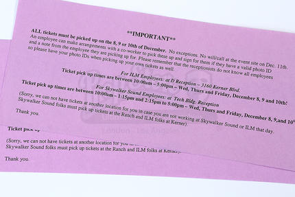 Screening Ticket and Event Information | Prop Store - Ultimate Movie ...