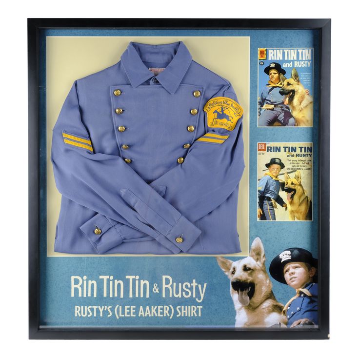 Lot # 467: THE ADVENTURES OF RIN TIN TIN (1954-1959) - Framed Corporal ...