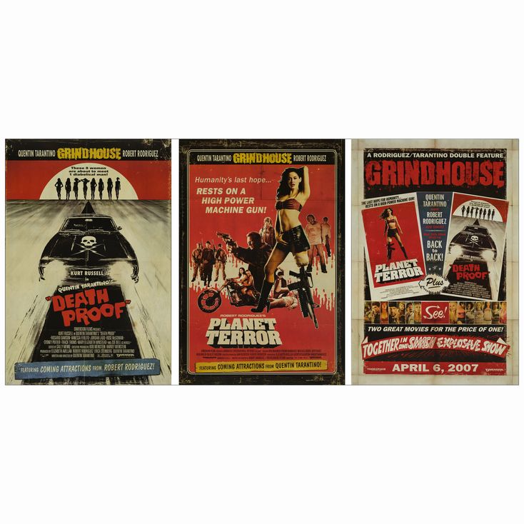 424: One Sheets (3) (27 x 40 ); Near Mint Rolled ### GRINDHOUSE (2007)