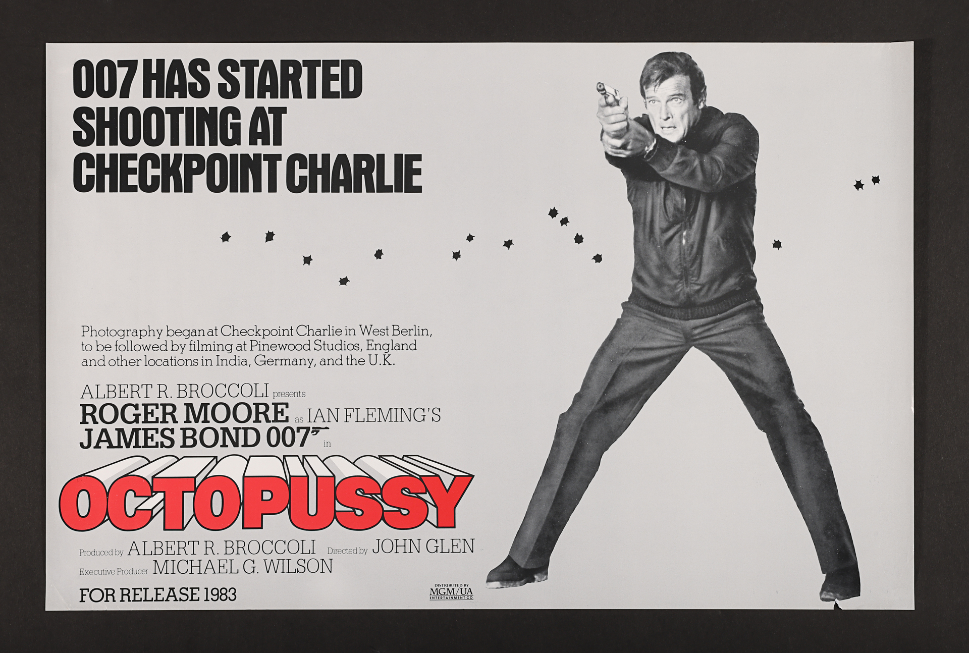 Lot 235 James Bond Octopussy 1983 Special Advance British Poster 1983