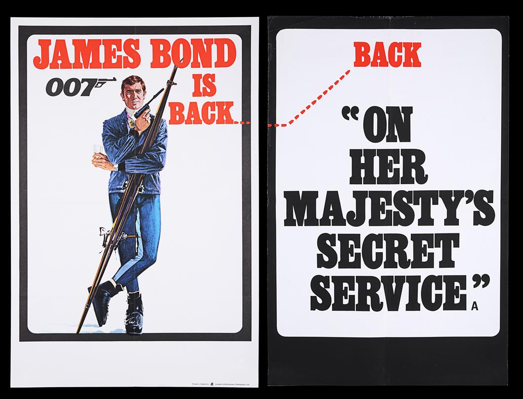 Lot #65 - ON HER MAJESTY'S SECRET SERVICE (1969) - Two UK Double-Crown ...