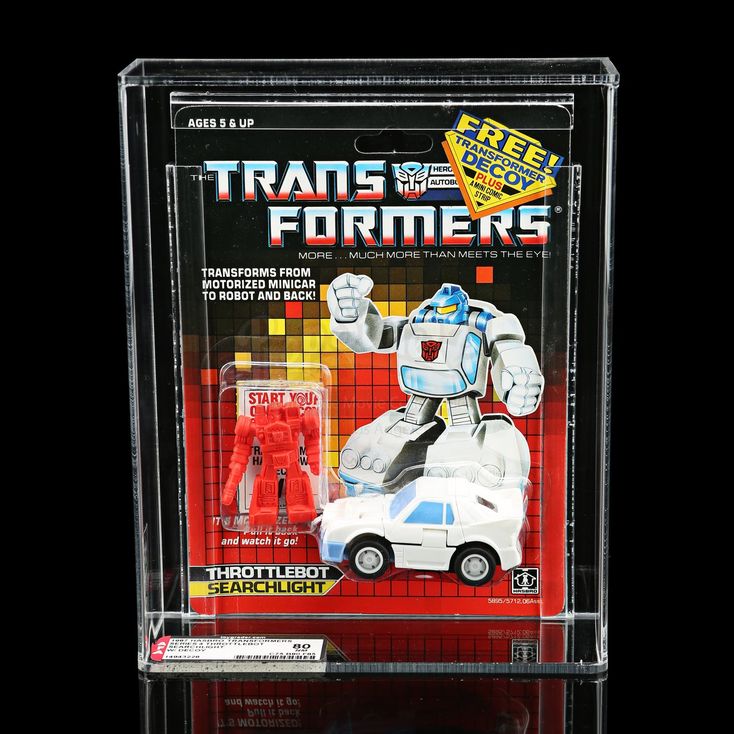 Searchlight Series 3 Throttlebot AFA 80 | TRANSFORMERS ACTION FIGURES