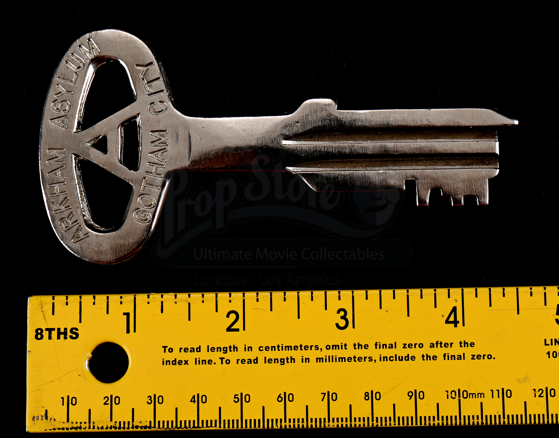 Silver Arkham Asylum Key | Prop Store - Ultimate Movie Collectables