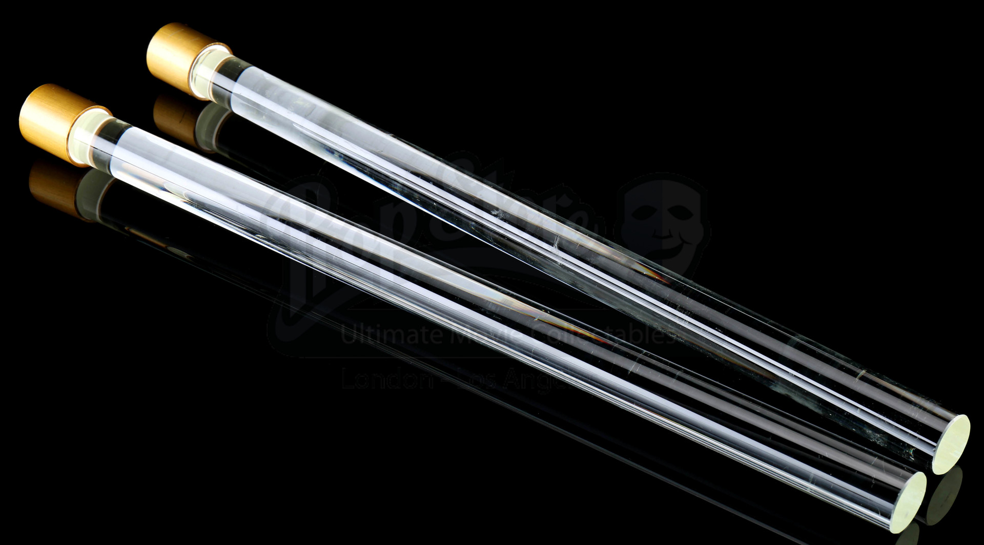 Lot # 443: Matt Murdock's Glass Chandelier Projectile Deflectors