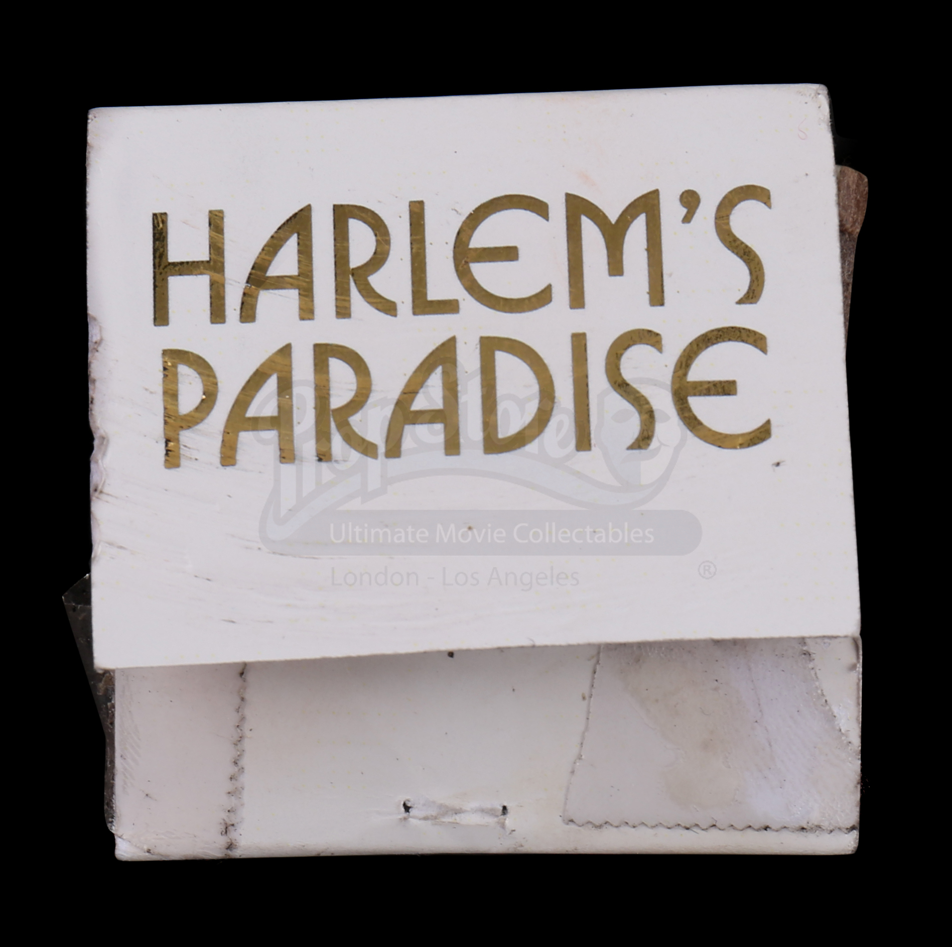 Lot # 624: John 'Bushmaster' McIver's Weighted Harlem's Paradise Matchbook