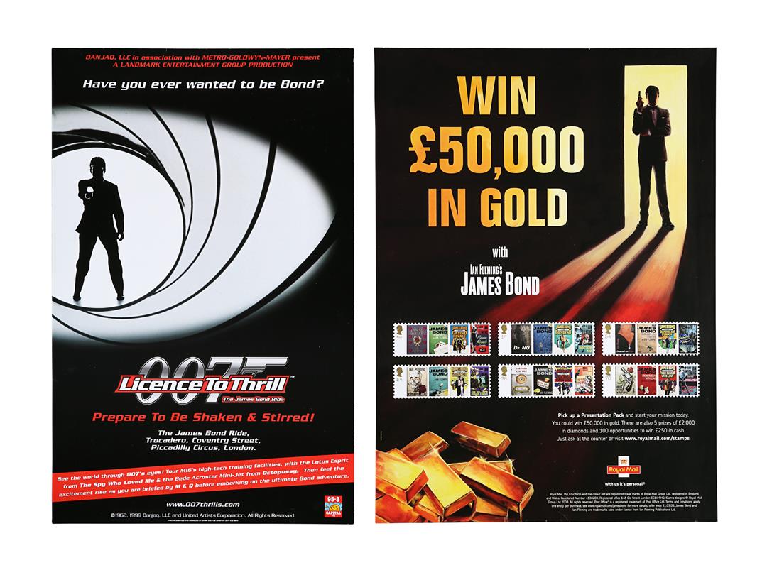 Lot #197 - VARIOUS PRODUCTIONS (1962-2008) - Two UK James Bond Royal ...