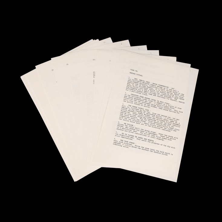 Revised Third Draft Pages | CHAPLIN (1992)