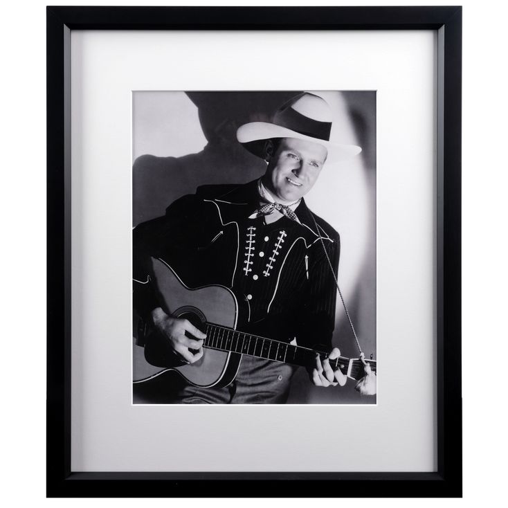 Lot # 1273: GENE AUTRY - Framed Promotional Gene Autry Photograph
