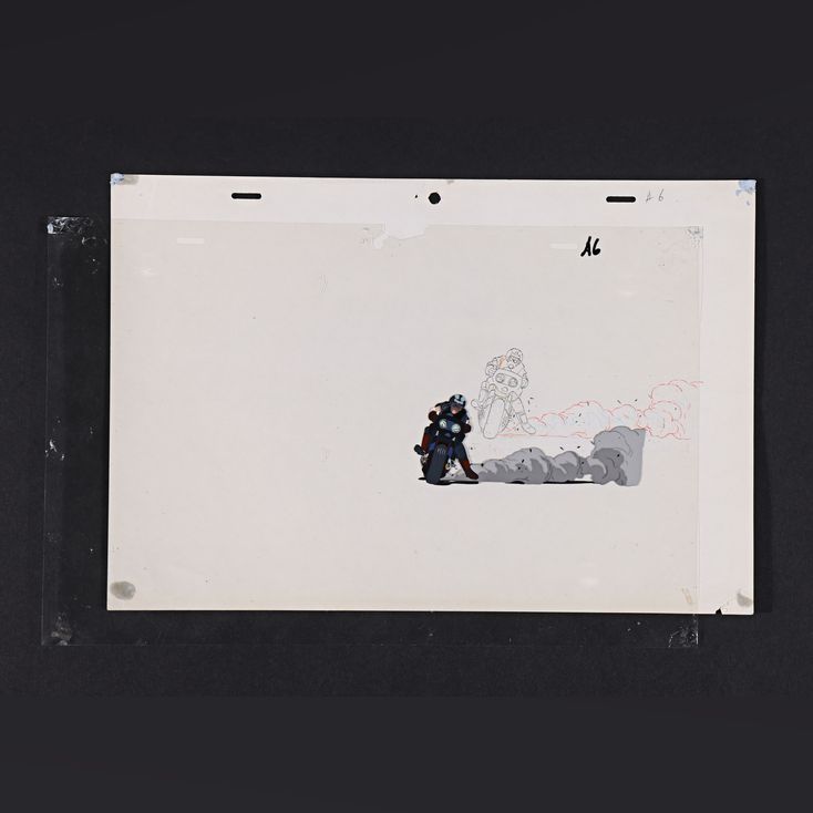 Lot #7 - AKIRA (1988) - Five Original Hand-Painted Animation Cels with ...