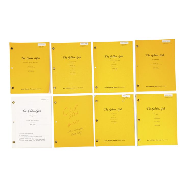 Lot 835 - Rich Weaver Collection Estelle Getty-Autographed Script with ...