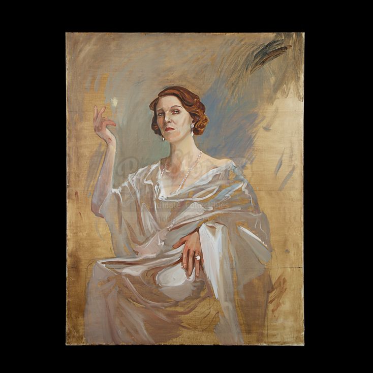 Portrait of Lady Evelyn Fleming (Patricia Hodge) | SPYMAKER (1990)