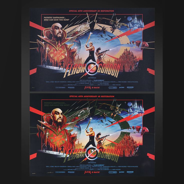 Lot #480 - FLASH GORDON (1980) - Set of Two Signed and Hand-Numbered ...