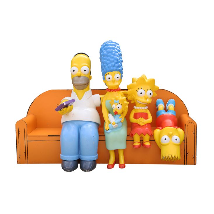 Lot 1262 - Life-size Promotional Theatre Display of The Simpsons ...