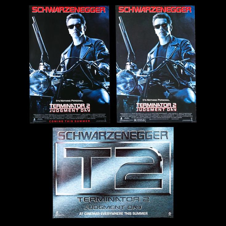 Two US One-Sheet Posters and one UK Quad Poster, 1991 | TERMINATOR 2 ...