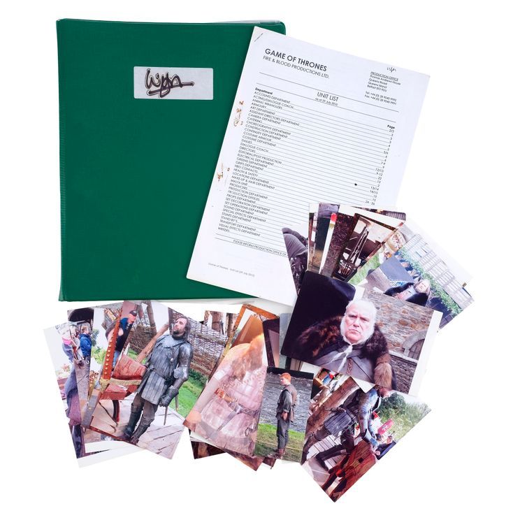 144. Production Continuity Binder | GAME OF THRONES (TV SERIES, 2011-2019)