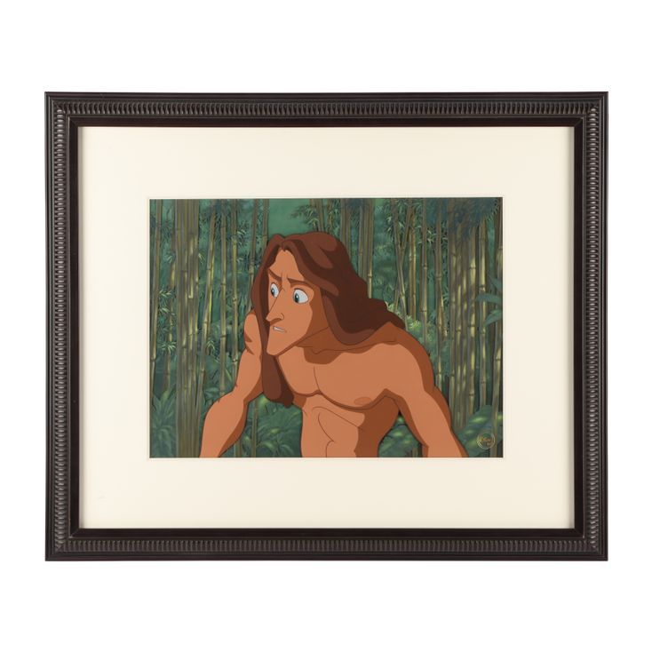 423. Framed Tarzan Multi-Layer Hand-Painted Cel and Original Production ...