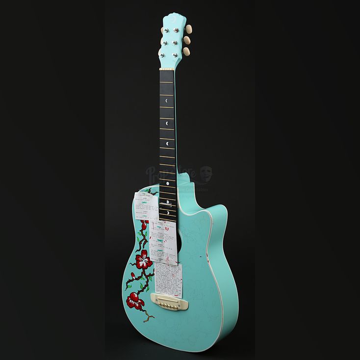 Tools (Mickey Rourke) Hero Half-Painted Guitar | EXPENDABLES, THE (2010)