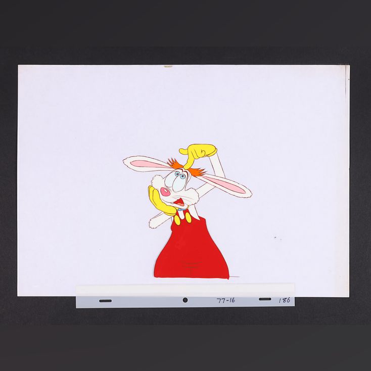 Lot 604 - Online Poster Auction - Hand-painted Roger Rabbit Animation ...
