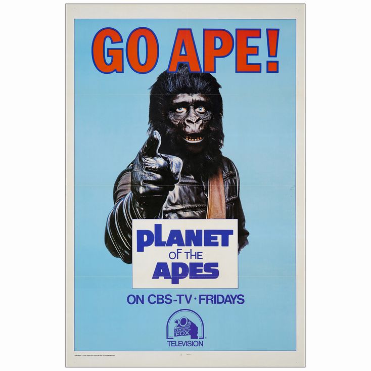 413: Television One Sheet (27 x 41 ); Very Fine Folded ### GO APE! (1974)