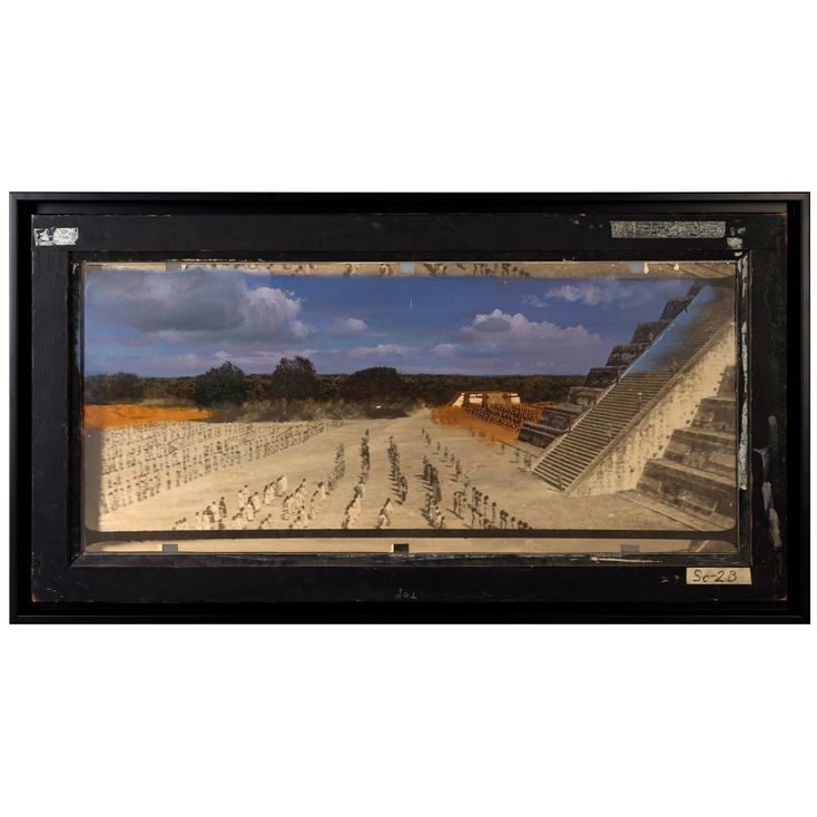 68. Matthew Yuricich CollectionHand-Painted Matthew Yuricich Mayan ...