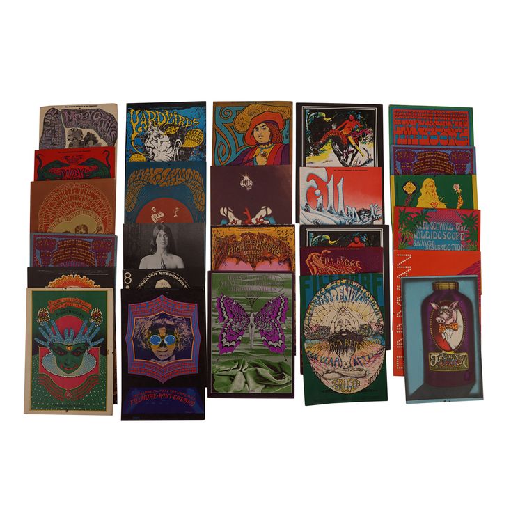 Lot 248 - Poster Live Auction - Collection of 55 Concert Postcards ...