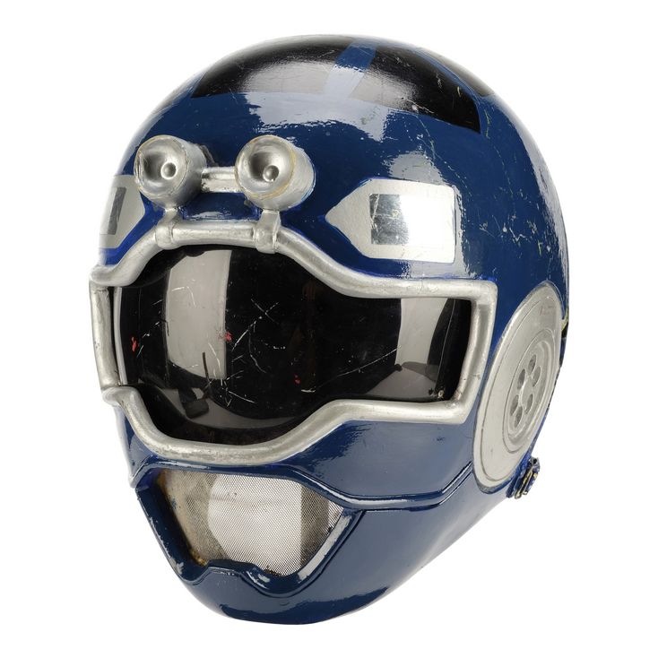 1183. Blue Turbo Ranger Touring Helmet | POWER RANGERS TURBO (1997-1997)