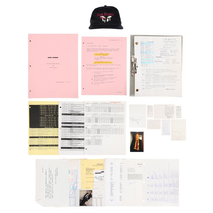 604. The Alan Rickman Archive: Personal Hand-Annotated Shooting Scripts ...