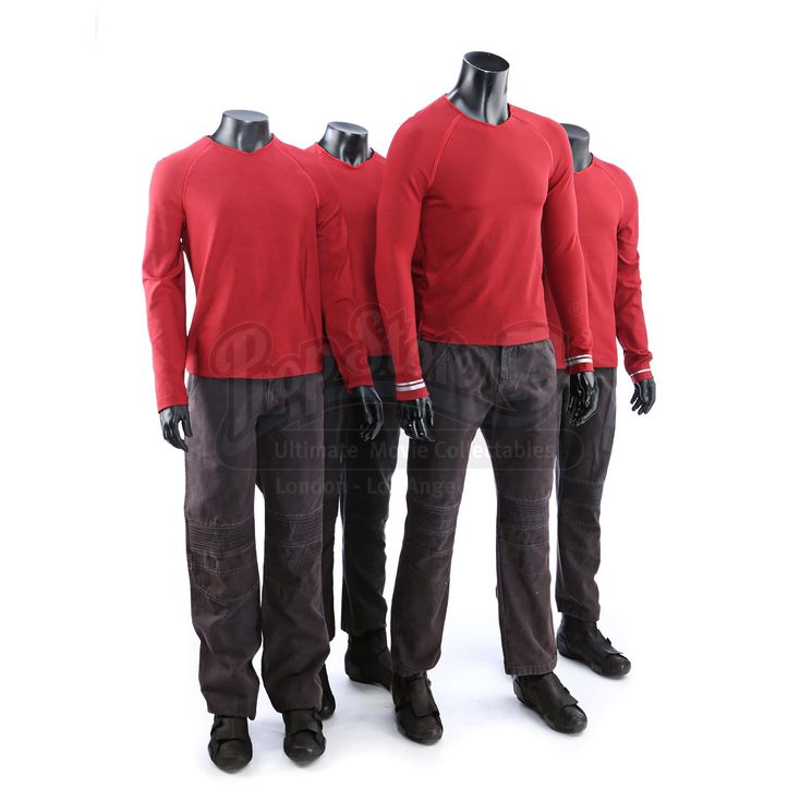 Set of Four Mens Enterprise Operations Uniforms | STAR TREK (2009)