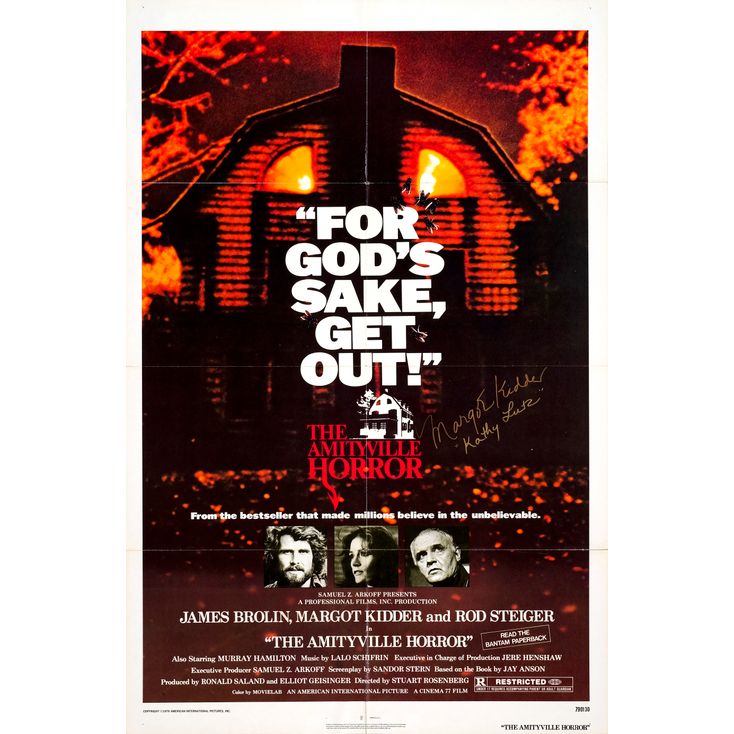 483. AMITYVILLE HORROR - Cast-Autographed One Sheet Cast-Autographed ...