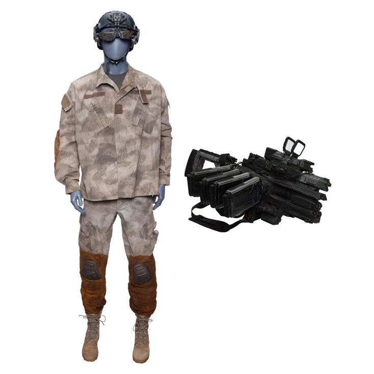 902. DARPA Military Fatigues with Light-Up Plasma Rifle | SPECTRAL (2016)