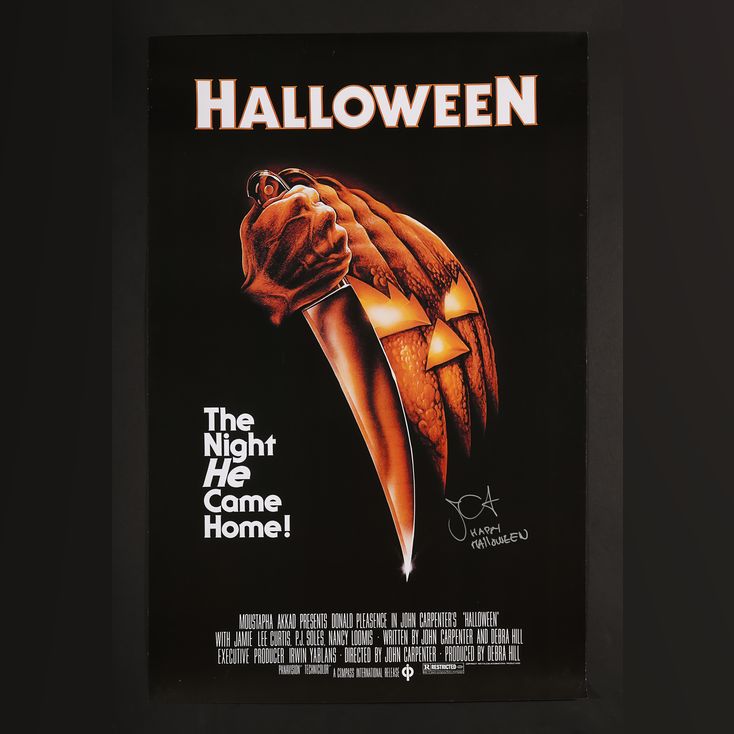 Lot 145 - Poster Live Auction - John Carpenter Autographed and ...