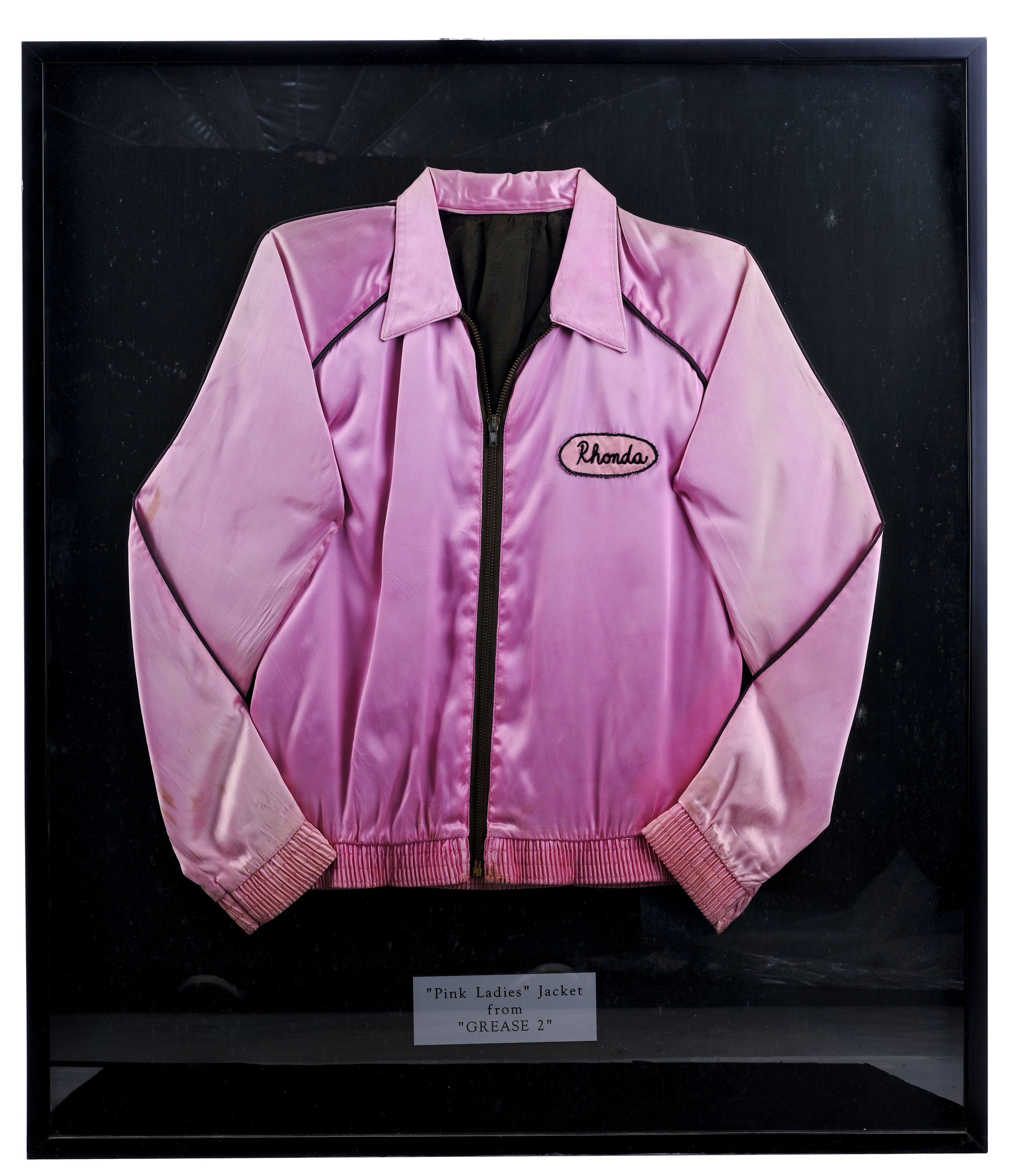 Lot 146 - Rhonda Ritters (Alison Price) Framed Pink Ladies Jacket ...