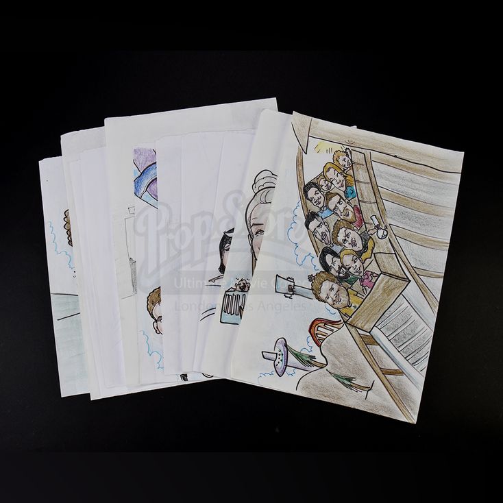 Hand-Drawn Cast Caricatures | KNOCKED UP (2007)