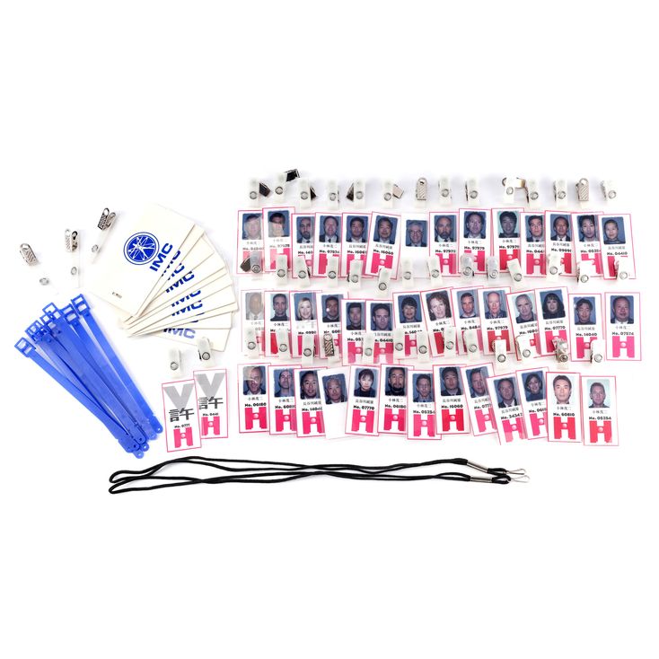 Lot 817 - Hadden Industries ID Badges | CONTACT (1997)